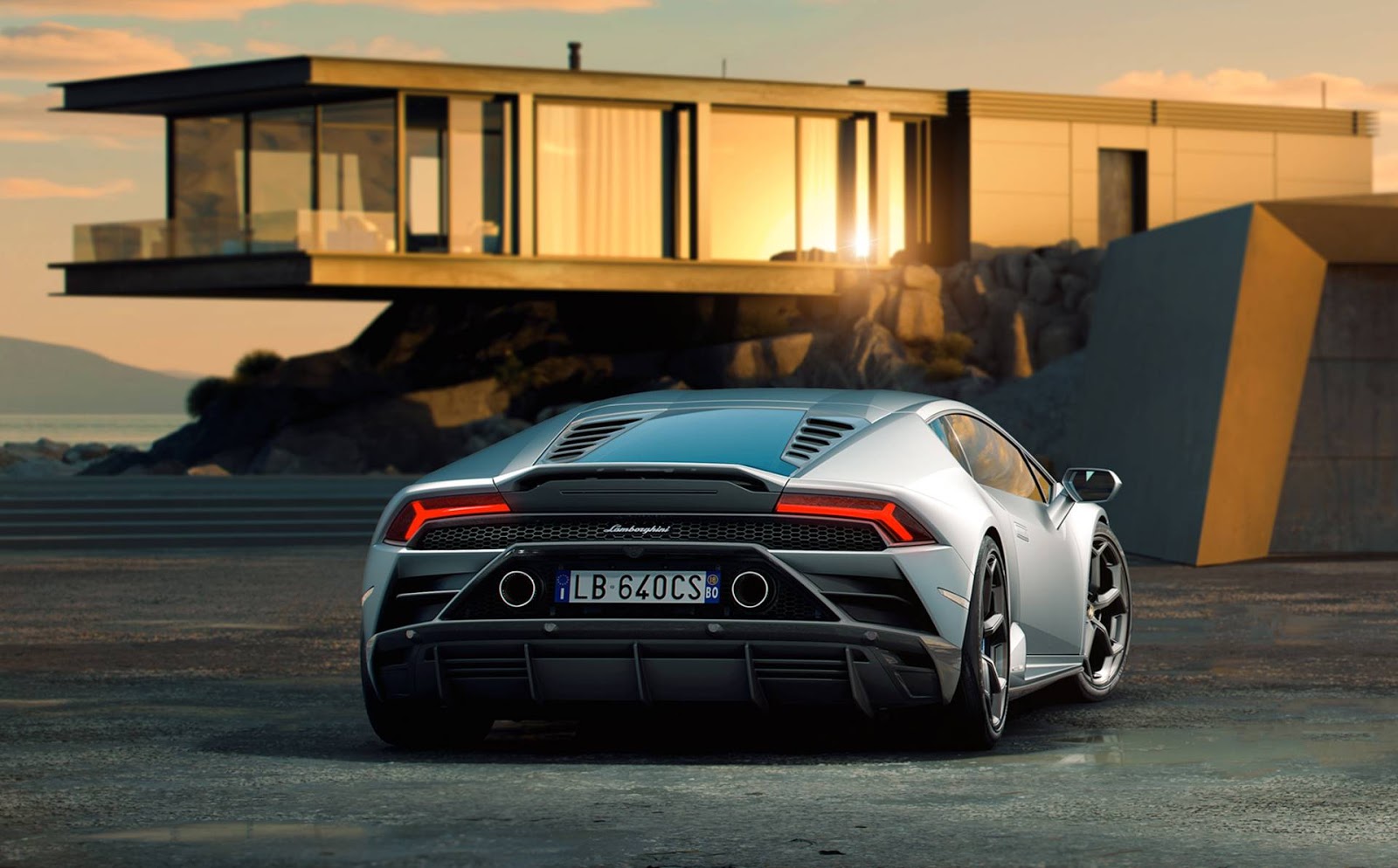 Lamborghini Huracan EVO para enfrentar Ferrari 488 GTB