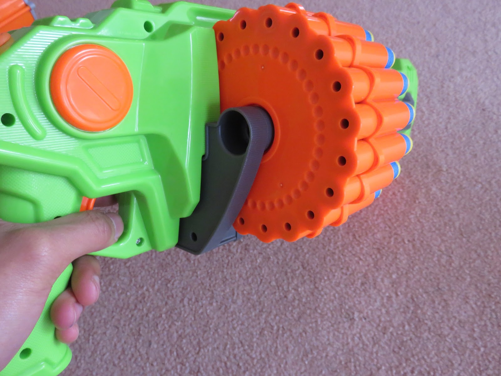 Outback Nerf: Review: Buzz Bee Double Drum (15m) [Barbarian]