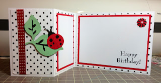 ~ Marilyn's Cricut Cards ~: Ladybug Birthday Card