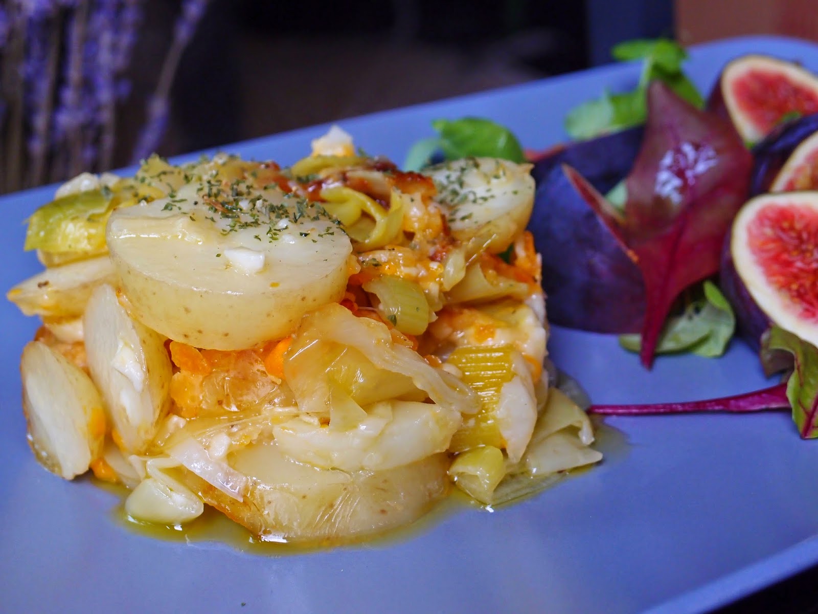 The VegHog: Potato and leek bake