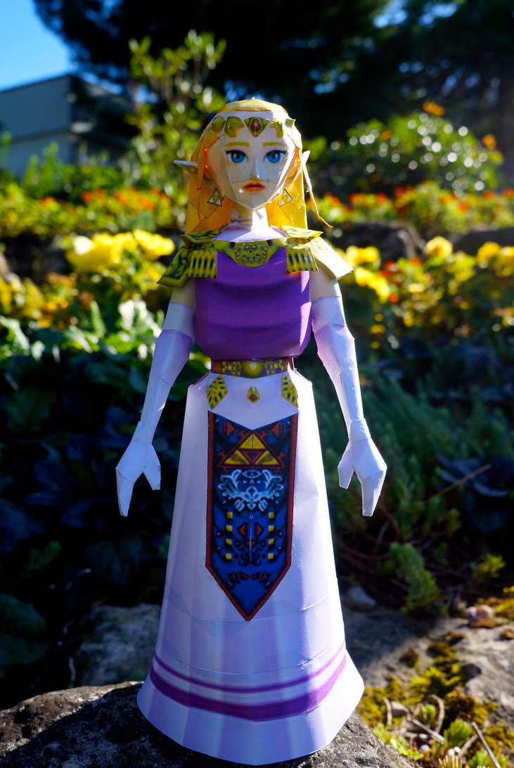 Leader of the Sages - Princess Zelda Papercraft | Papercraft Paradise ...