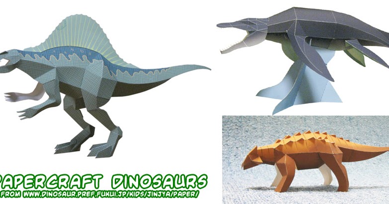Ninjatoes' papercraft weblog: Papercraft dinosaurs