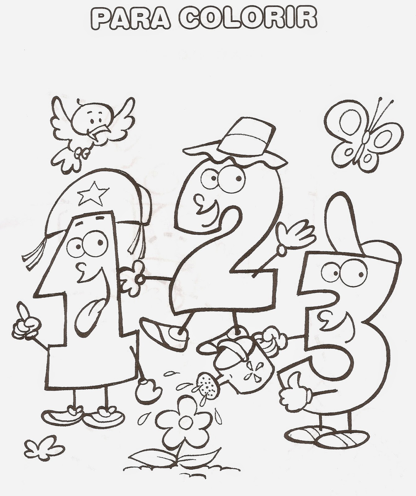 Atividades para Educação Infantil com os numerais prontas para imprimir ...