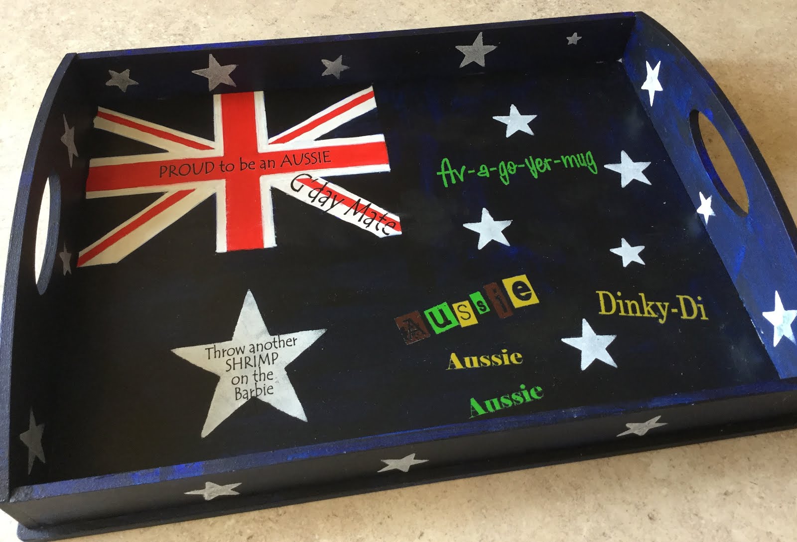 Australia Day Tray. | Helmar