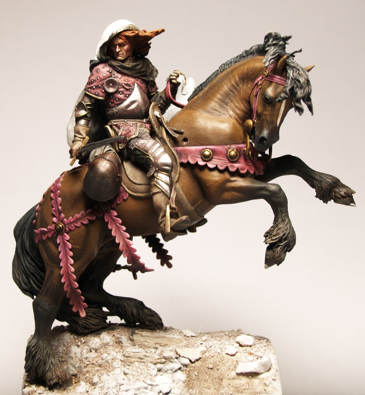 Miniatures, Paint and History: Roaming Knight XV 75mm Pegaso (Update V)