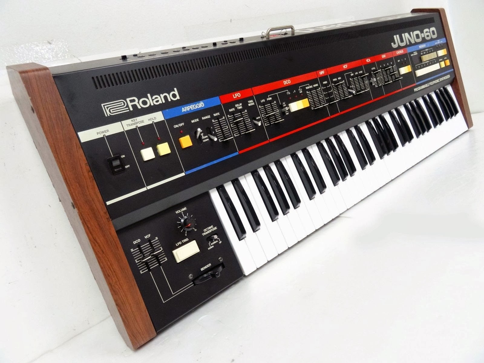 MATRIXSYNTH: Roland JUNO-60 Vintage Analog Synthesizer w/ Hard Case SN ...