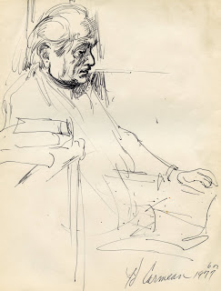 Harry Carmean Blog: Harry Carmean draws Lorser Feitelson