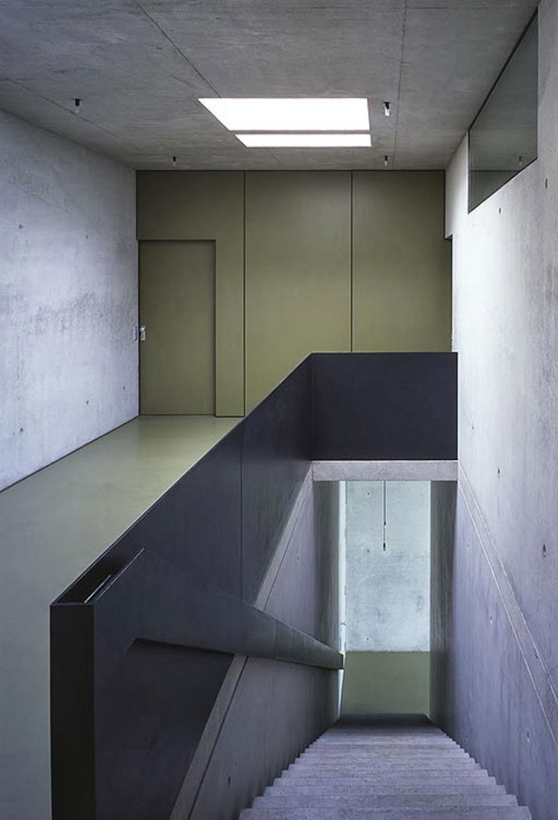 architecture: Solid Architecture Of Haus Bold In Germany Staircase