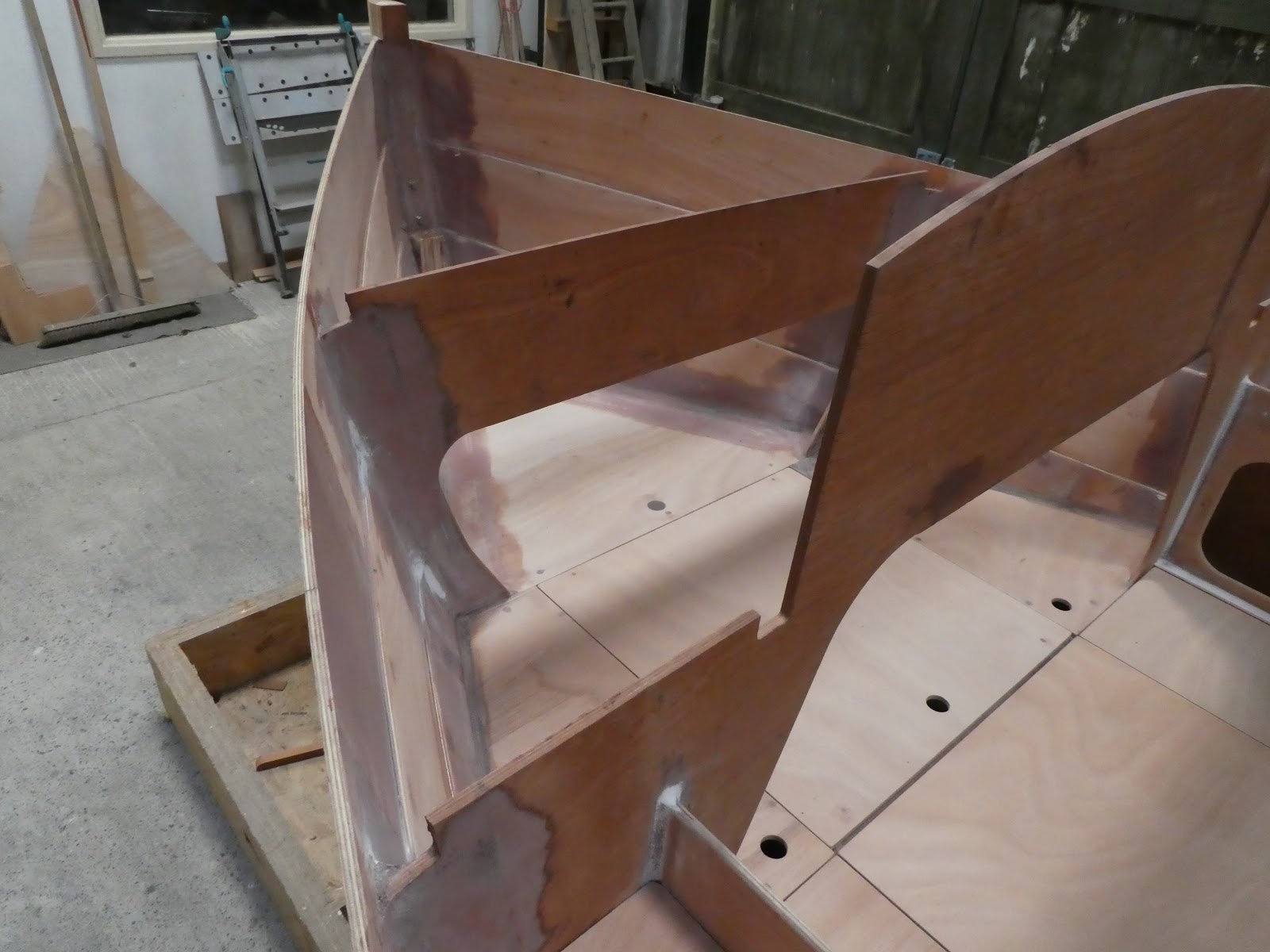 Beniguet - A Sail Boat Built In Wood: Forward Compartment