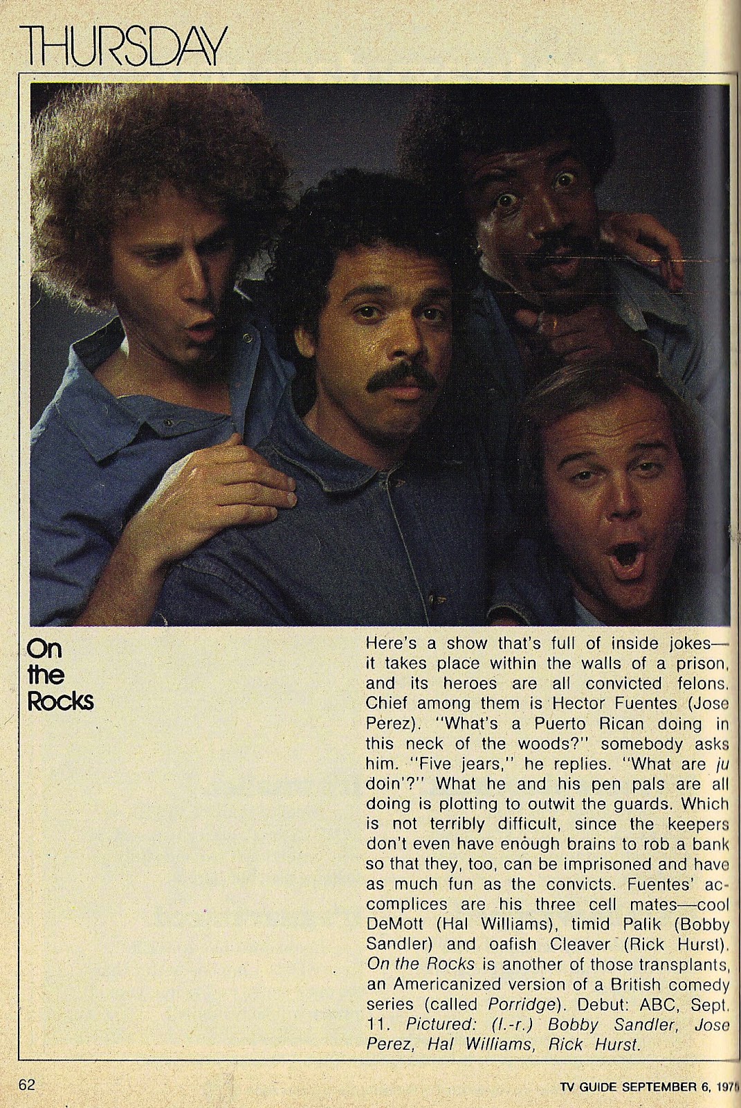 The Heath Post: 1975: The new season (Thursdays)