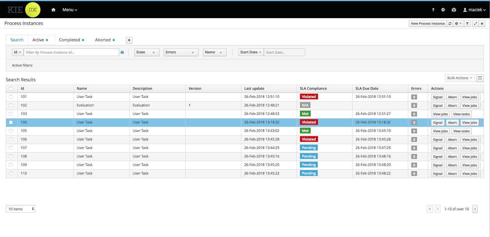 Accelerate your business: Track your processes and activities with SLA