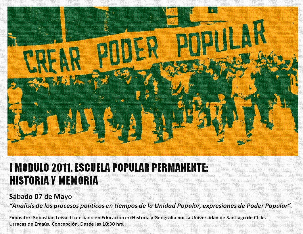 Continúan las Clases en la Escuela Popular Permanente | Resumen.cl