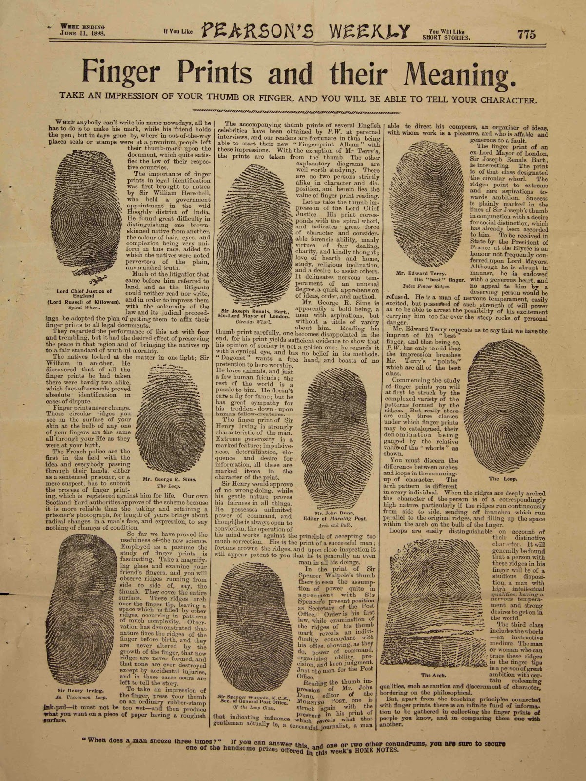 Writers in London in the 1890s: Dracula's Fingerprint