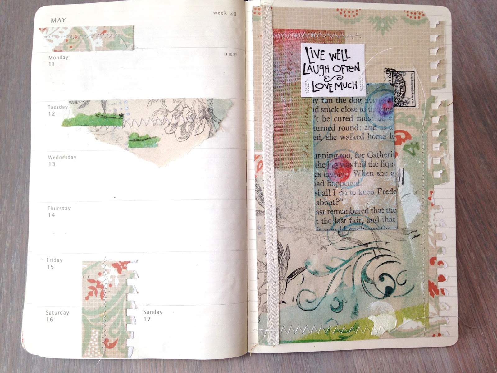 Of Sage and Sepia: Vintage Journal Pages