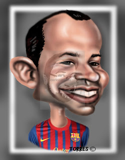 CARICATORRES: CARICATURA DE INIESTA