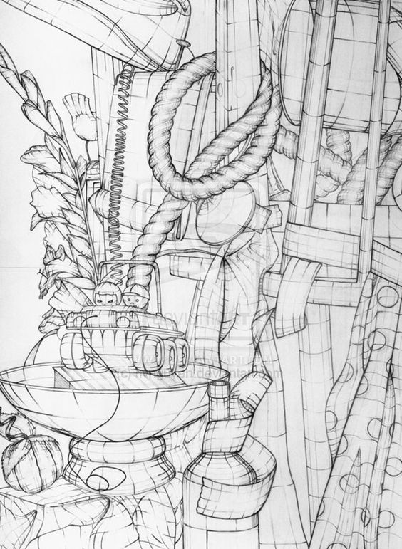 Nickles Basic Drawing: Welcome to Basic Drawing: Contour Drawing Examples