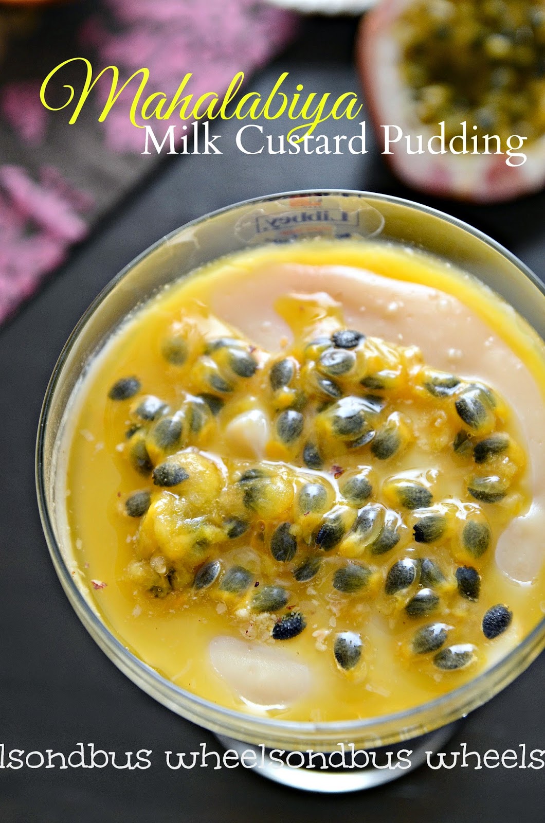 wheelsondbus: Mahalabiya ... Arabic Milk Custard Pudding