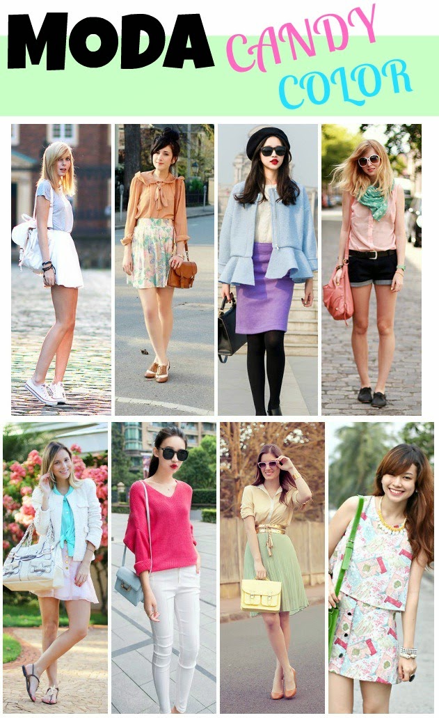 Tudo a Ver com Garotas: TÁ NA MODA: Candy Color