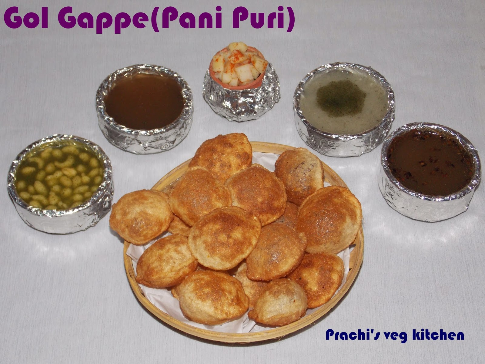 Gol gappe (pani puri) / Homemade gol gappe