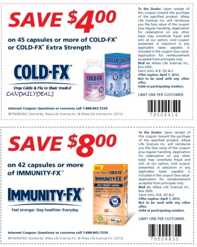 Canadian Daily Deals: Canadian Coupons: Printable Coupons For Cold FX ...