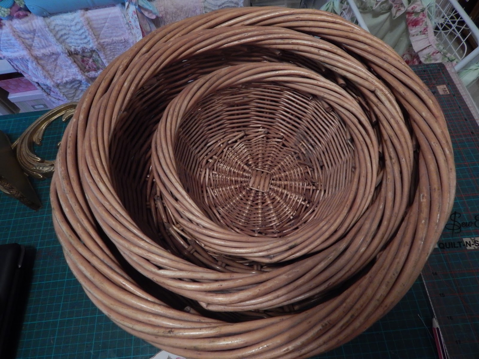 ~Shabby Delights~ : ~Basket Stand Upcycle Project~