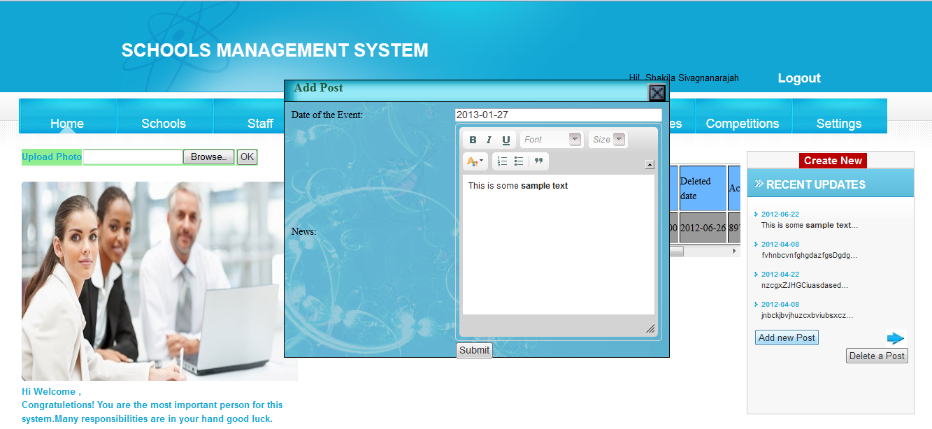 School Management System (SMS)