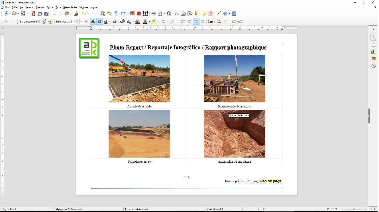 Investigaciones en la obra civilResearches into civil engineering ...