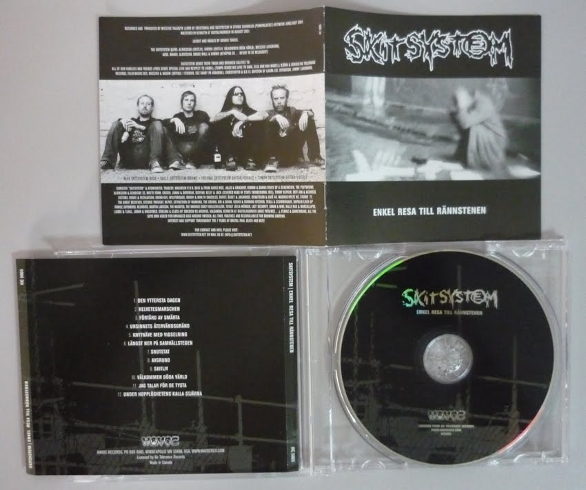 Black Seeds Records: SKITSYSTEM – Stigmata & Enkel Resa Till Rannstenen CD