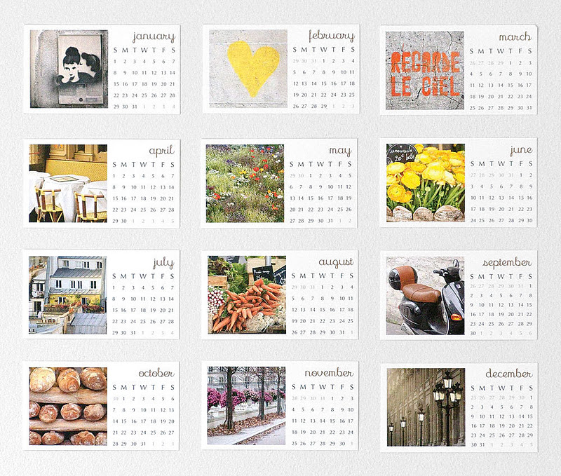 DECORATION: wall calender...