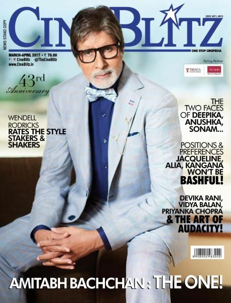 Amitabh Bachchan on The Cover of Cineblitz Magazine Issue March - April ...
