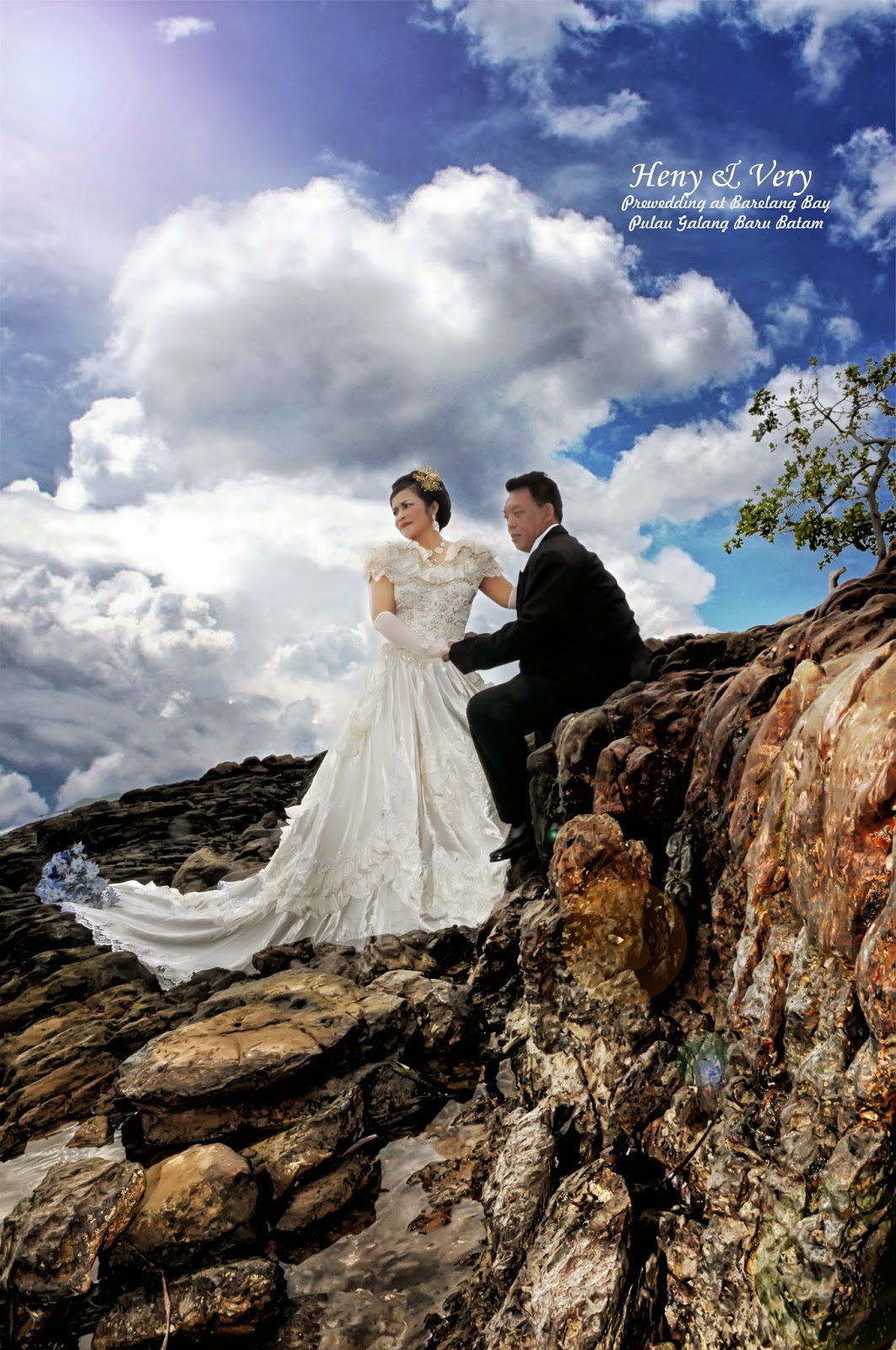 Pre Wedding Batam on The Pulau Galang Baru Beach