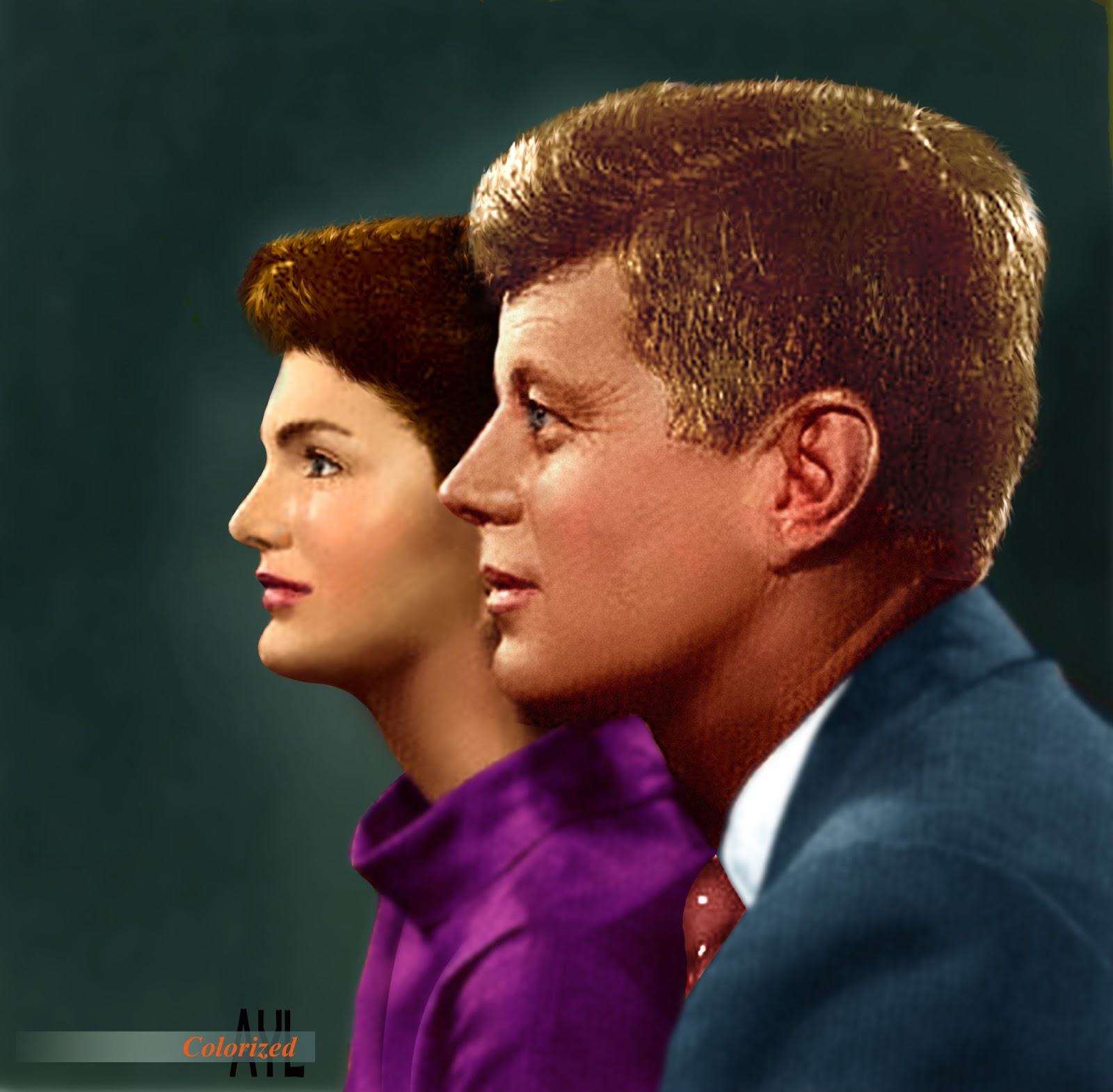 Colors for a Bygone Era: Colorized JFK & Jackie