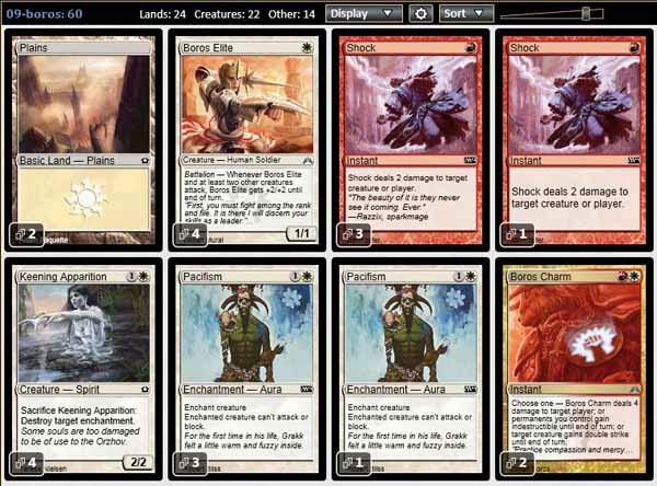 Magic the Gathering Adventures: [Standard] Pre-Theros Boros Deck