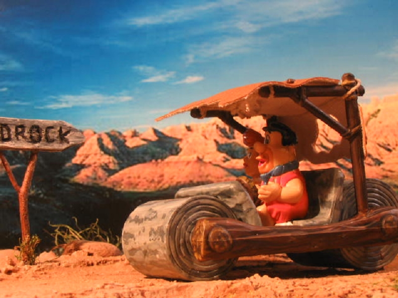 Happyscale-Modellbau: Fred Feuerstein, Wilma & Steinzeitauto - Maxi Ü ...