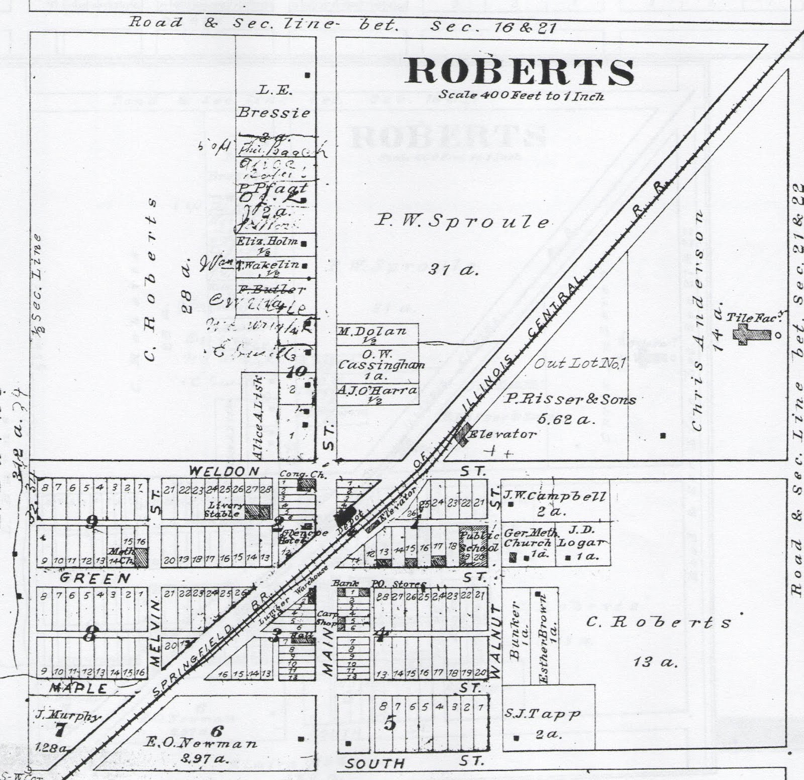Roberts Illinois History