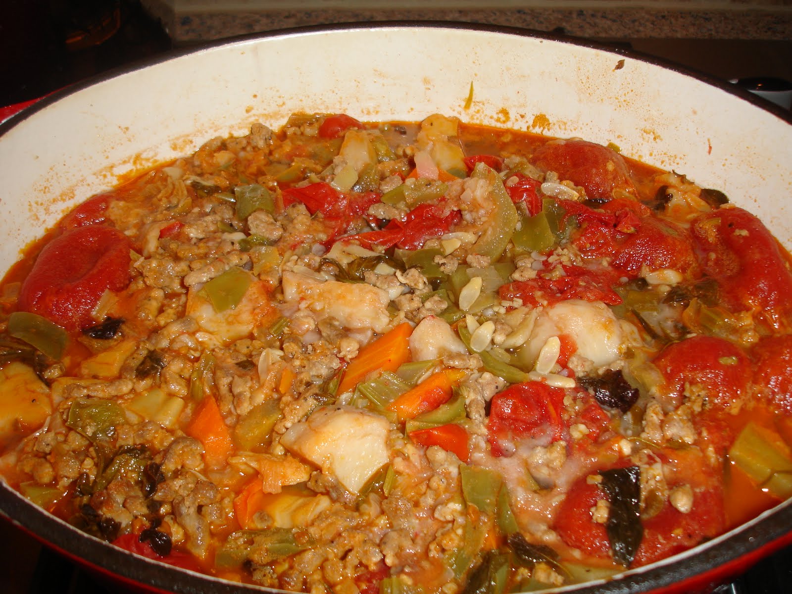 The Garden Cat Cottage: KATHY'S CUCUZZA RECIPE