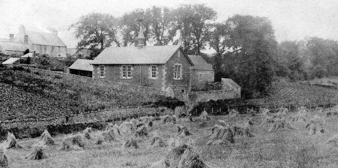 Tour Scotland: Old Photograph School Oxton Scotland