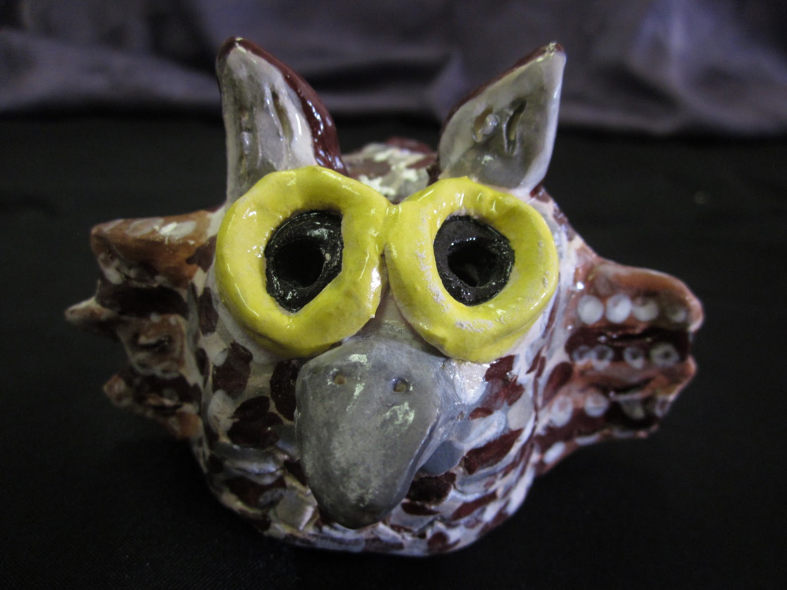 Time for Art!: CLAY ANIMAL RATTLES