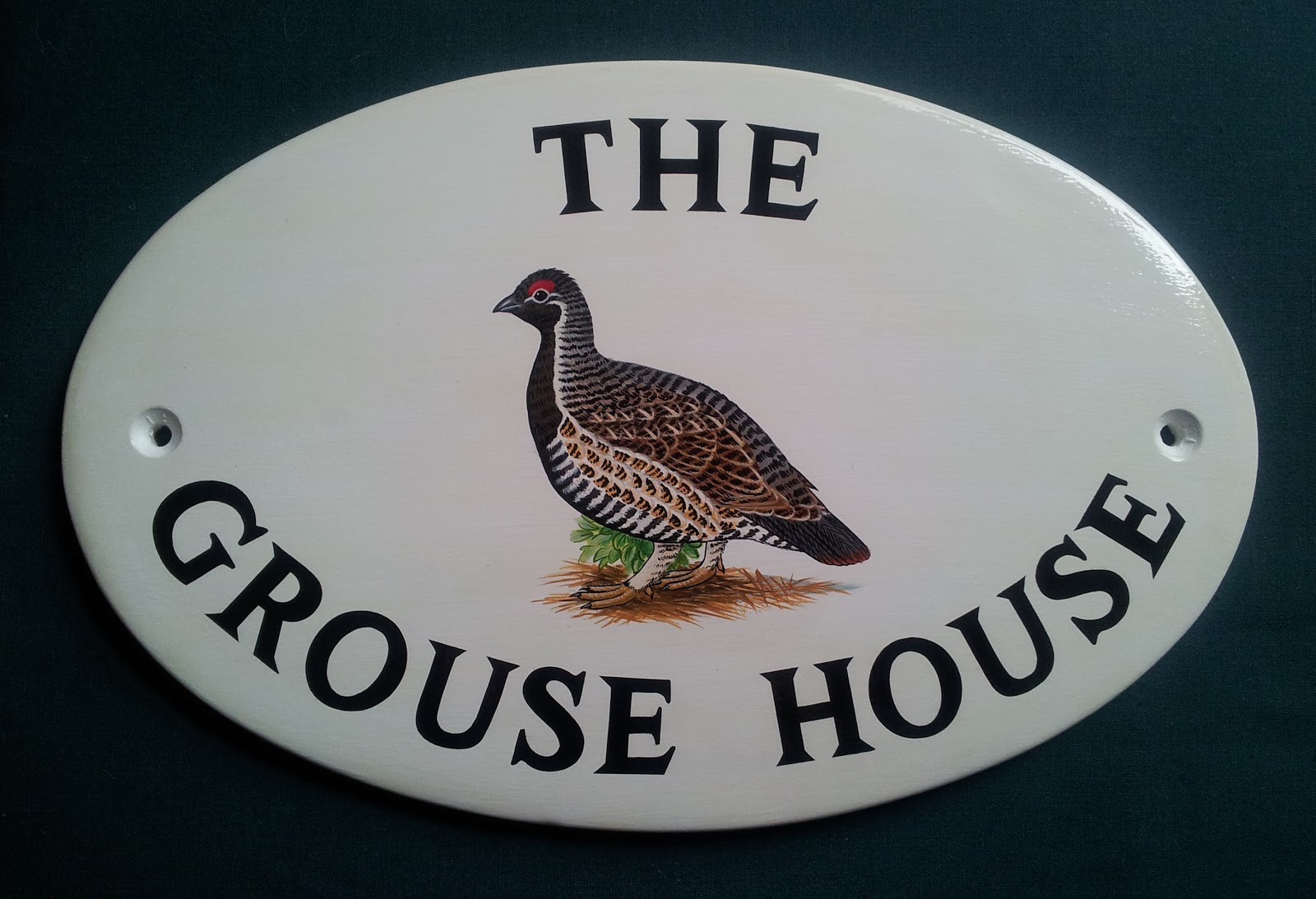 Hand Painted House Signs by Ceramic Art: House Signs with birds ...