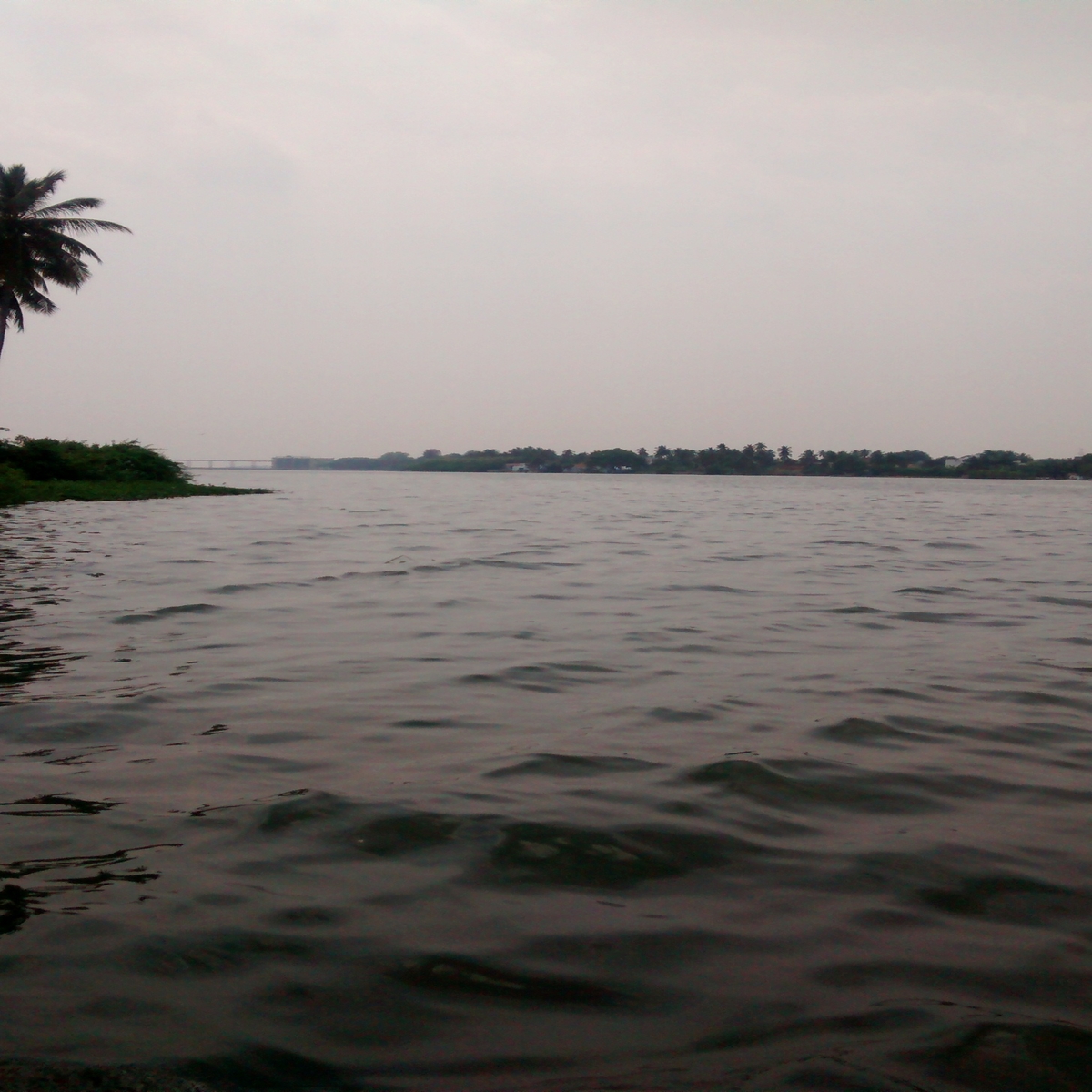 the river along poolampatti village