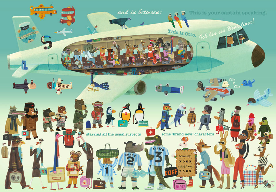 ilustraciones y algo mas...: Tom Schamp: un mundo de historias y color