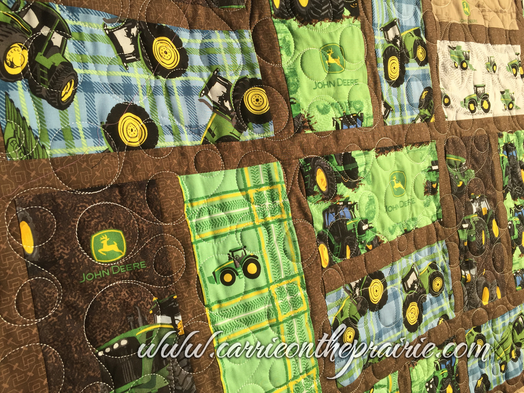 Carrie On The Prairie: John Deere quilt