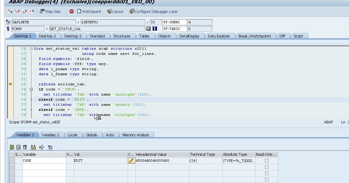 SAP ABAP Tips and Tricks: Edit Value Database Manually - SE11
