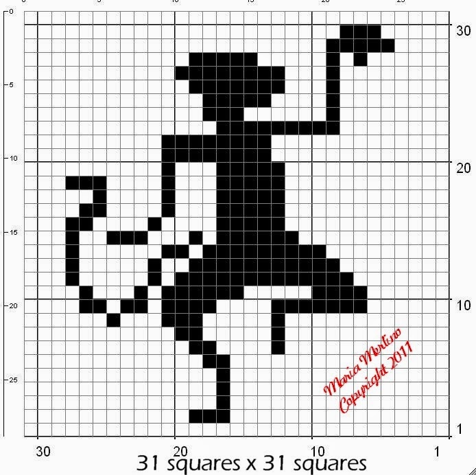 Filet Crochet: Crochet Filet Monkey Happy Dance Graph Chart Free Pattern