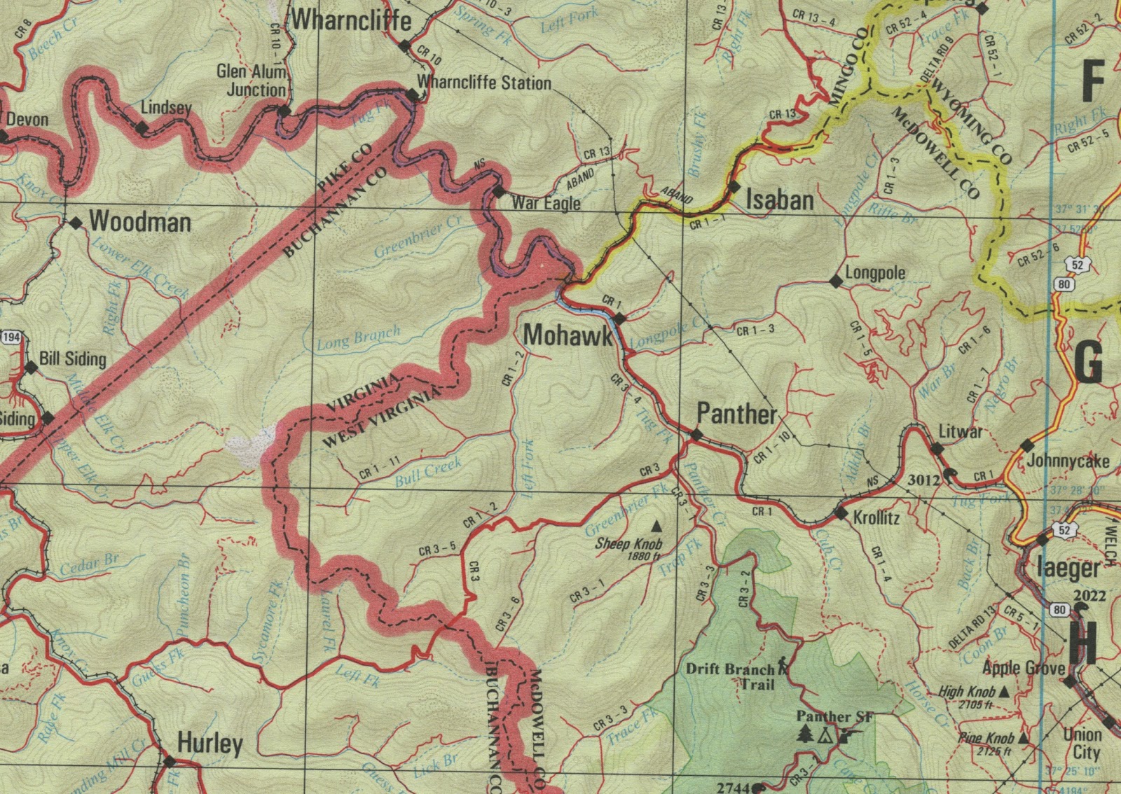 marshamoses: Moses/Harris sites in the coal fields of WV