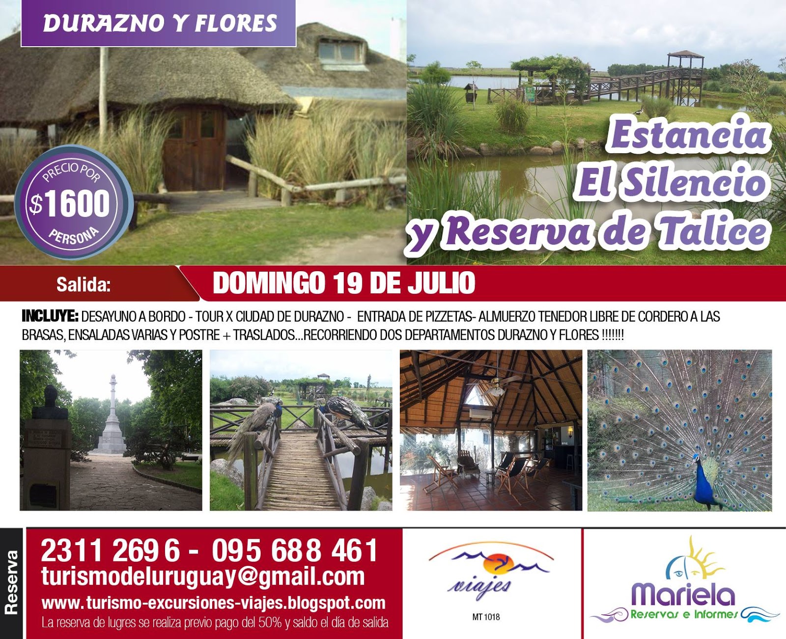 turismo-excursiones-viajes: ESTANCIA EL SILENCIO - TOUR X DURAZNO ...