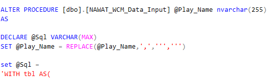 Nan S Blog Sql Passing Multiple Values Through One Parameter In A Stored Procedure