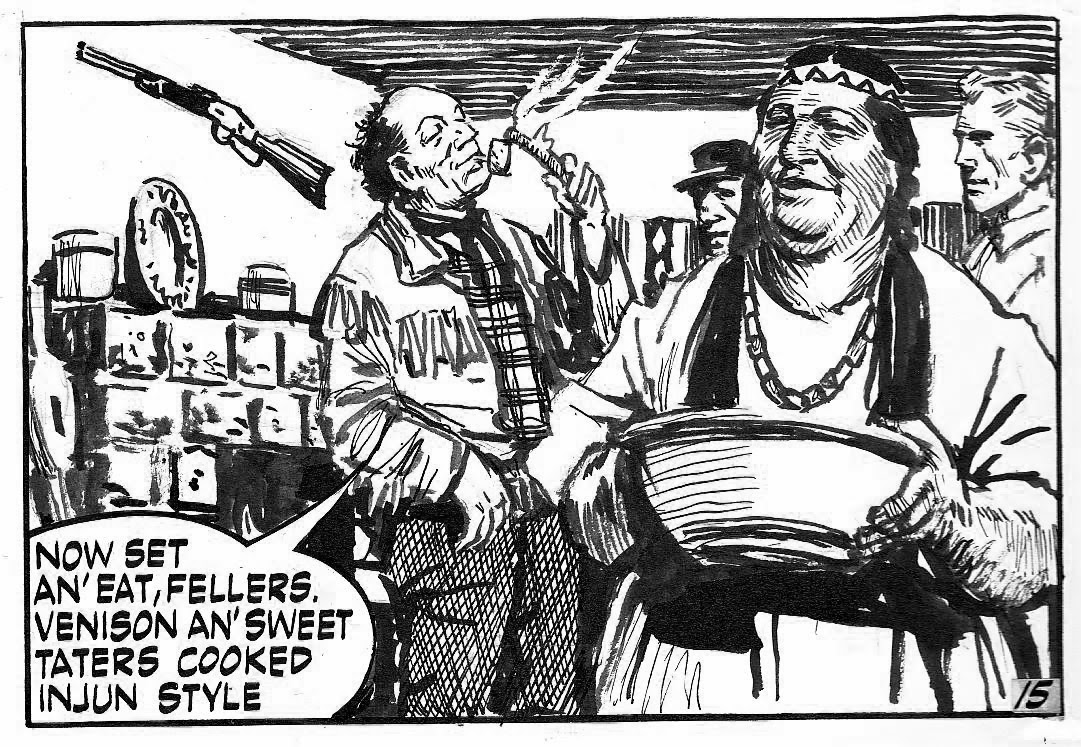 Original Comic Strip, Animation and Illustration Art: Le western Matt ...