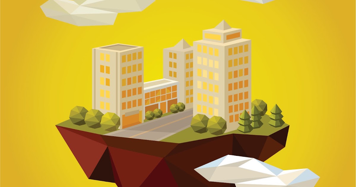 Template CorelDraw Vector Design elements Cloud building - Corel Point