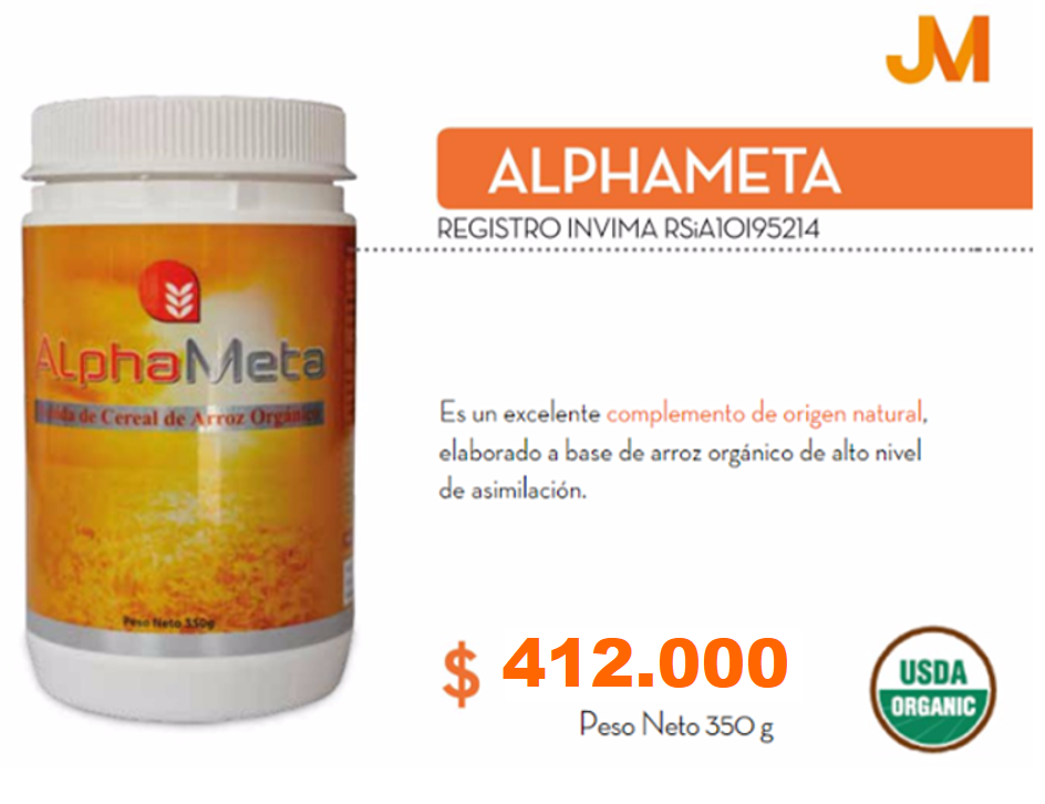 Bienvenidos : Nutrición Celular ALPHAMETA